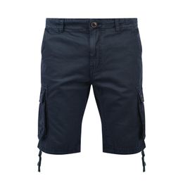 !Solid Cargoshorts SOLID "Cargoshorts SDVizela", Herren, Gr. S, N-Gr, blau (insignia b), Web, Obermaterial: 100% Baumwolle CO., casual, regular fit kurz, Hosen