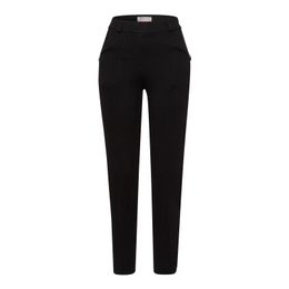 Boyfriend-Hose RAPHAELA BY Brax "Style DamenpulloverTH CHIC" Gr. 38K (19), Kurzgrößen, schwarz Damen Hosen