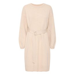 Strickkleid B.Young "Strickkleid BYOTARI SHORT DRESS 2 -" Gr. L, beige (humus melange) Damen Kleider