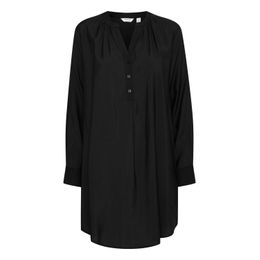 Longbluse B.Young "Tunika BYHILLA TUNIC SHIRT -" Gr. 40, schwarz, Damen, Obermaterial: 85% Viskose LENZING ECOVERO CV LenzEcov. 15% Polyester PES., Blusen