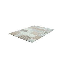 Teppich HEINE HOME Teppiche Gr. B: 60cm, 12mm, L: 90cm, beige (natur, grau)