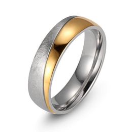 Trauring Firetti "Schmuck Geschenk "LIEBE" mit Vertiefung, ca. 7,0mm breit" Gr. 66, gold (edelstahlfarben, gelbgoldfarben), Fingerringe, 66, Edelstahl, 7mm, mit Zirkonia (synth.)