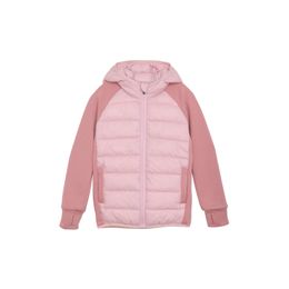 Funktionsparka Color Kids "Funktionsjacke COHybrid", Jungen, Gr. 152, rosa (bleached mauve), Obermaterial: 100% Polyester PES., casual, regular fit normal, Jacken