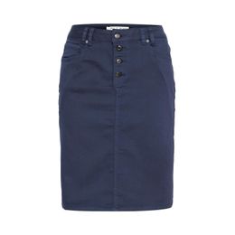 Jeansrock Pulz Jeans "Jeansrock PZROSITA HW Skirt" Gr. 34, blau (schwarz sapphire), Damen, Jeans, Obermaterial: 65% Baumwolle CO. 32% Polyester PES. 3% Elasthan EL., Röcke