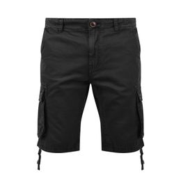 !Solid Cargoshorts SOLID "Cargoshorts SDVizela", Herren, Gr. S, N-Gr, schwarz, Web, Obermaterial: 100% Baumwolle CO., casual, regular fit kurz, Hosen