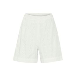 Shorts B.Young "Shorts BYFenni" Gr. 34, N-Gr, beige (marshmallow), Damen, Obermaterial: 100% Baumwolle CO., Hosen