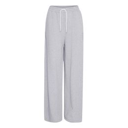 Jogginghose Ball "Jogginghose BASIMONA SWEATPANT", Damen, Gr. M, N-Gr, grau (medium grau melange), Obermaterial: 100% Baumwolle CO., unifarben, casual, loose fit lang, Hosen