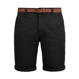 !Solid Chinoshorts SOLID "Chinoshorts SDMontijo", Herren, Gr. L, N-Gr, schwarz, Web, Obermaterial: 98% Baumwolle CO. 2% Elasthan EL., casual, regular fit kurz, Hosen