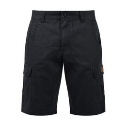 Cargoshorts Blend "Cargoshorts BHCrixus", Herren, Gr. L, N-Gr, schwarz, Web, Obermaterial: 100% Baumwolle CO., casual, regular fit kurz, Hosen