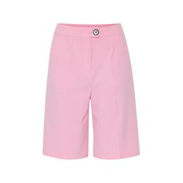 Shorts B.Young "Shorts BYRizetta" Gr. 34, N-Gr, pink (begonia pink), Damen, Obermaterial: 64% Polyester PES. 32% Viskose LENZINGu00bf ECOVEROu00bf CV LenzEcov. 4% Elasthan EL., Hosen