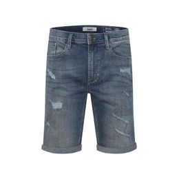 Jeansshorts Blend "Jeansshorts BHDeniz" Gr. L, N-Gr, blau (denim middle blau), Herren, Web, Obermaterial: 98% Baumwolle CO. 2% Elasthan EL., unifarben, Jeans