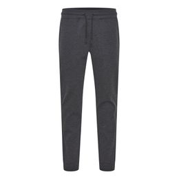 !Solid Jogginghose SOLID "Jogginghose SDQuinn" Gr. L, N-Gr, grau (dunkelgrau melange), Herren, Obermaterial: 85% Polyester PES. 15% Baumwolle CO., Hosen