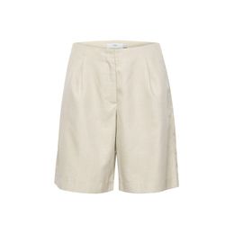 Shorts Ichi "Shorts IHVilna" Gr. 42, N-Gr, beige (pale khaki melange), Damen, Obermaterial: 100% Polyester PES., Hosen