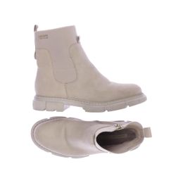 Tom Tailor Denim Damen Stiefelette, beige, Gr. 40