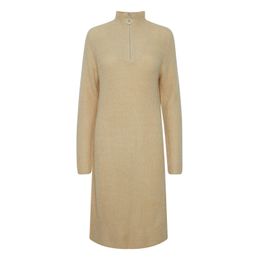 Strickkleid B.Young "Strickkleid BYMonalise" Gr. L, beige (cement melange) Damen Kleider