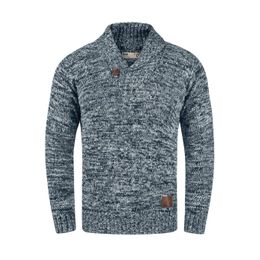 !Solid Schalkragenpullover SOLID "Schalkragenpullover SDPhil" Gr. L, blau (insignia b) Herren Pullover