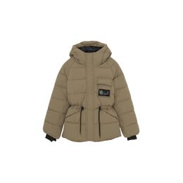 Steppjacke Color Kids "Steppjacke COGirls Jr. Jacket - Quilt" Gr. 152, lead grey Mädchen Jacken