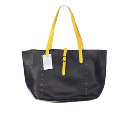 Heine Damen Handtasche, schwarz, Gr.