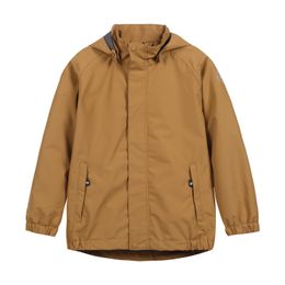 Regenjacke Color Kids "Regenmantel COShell", Jungen, Gr. 116, braun (braun sugar), Obermaterial: 100% Polyester PES., casual, regular fit normal, Jacken