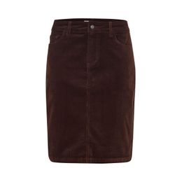 Bleistiftrock Pulz Jeans "Bleistiftrock PZMila", Damen, Gr. 36, braun (java), Obermaterial: 98% Baumwolle CO. 2% Elasthan EL., casual, regular fit kniefrei, Röcke