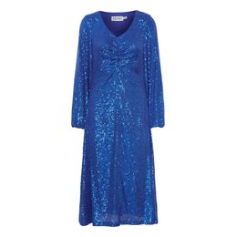 Jerseykleid Ichi "Jerseykleid IHFauci" Gr. L, blau (lapis blau) Damen Kleider