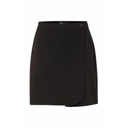 Cargoshorts B.Young "Chinoshorts BYBXDANTA SKORT -" Gr. 34, N-Gr, schwarz, Damen, Obermaterial: 64% Polyester PES. 32% Viskose LENZING ECOVERO CV LenzEcov. 4% Elasthan EL., Hosen