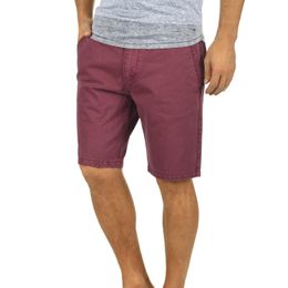 !Solid Chinoshorts SOLID "Chinoshorts SDPinhel", Herren, Gr. XL, N-Gr, rot (wine rot), Web, Obermaterial: 100% Baumwolle CO., casual, regular fit kurz, Hosen