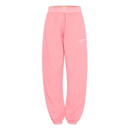 Jogginghose THEJOGGCONCEPT "Jogginghose JCRUBI JOGGING PANTS" Gr. L, N-Gr, orange (calypso coral) Damen Hosen