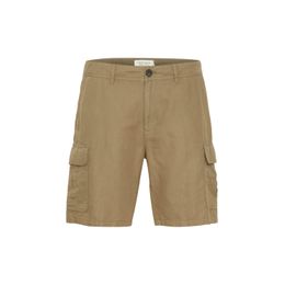 Shorts Casual Friday "Shorts CFSimon", Herren, Gr. M, N-Gr, blau (mermaid), Obermaterial: 53% Leinen LI. 47% Baumwolle CO., casual, regular fit normal, Hosen