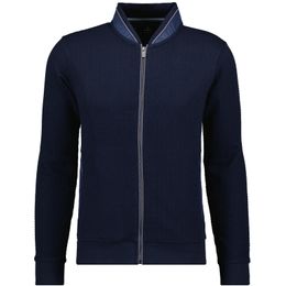 Sweatjacke Ragman Gr. XL (52/54), blau (dunkelblau, 711), Herren, 100% Baumwolle, Sweatjacken