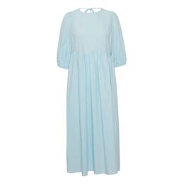 Blusenkleid B.Young "Blusenkleid BYIsusu" Gr. 36, blau (crystal blue) Damen Kleider