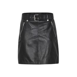 Lederrock B.Young "Lederrock BYDENNO SKIRT -" Gr. 34, schwarz Damen Röcke