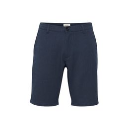 !Solid Chinoshorts SOLID "Chinoshorts SDFrederic", Herren, Gr. L, N-Gr, blau (ombre blu), Obermaterial: 62% Polyester PES. 33% Viskose LENZING ECOVERO CV LenzEcov. 5% Elasthan EL., casual, slim fit kniefrei, Hosen