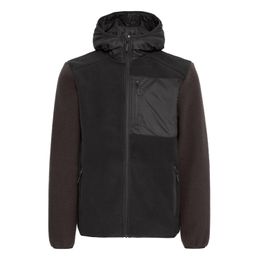 Fleecejacke North Bend "Fleecejacke NBMatej M" Gr. XL, schwarz, Herren, Obermaterial: 100% Polyester PES., unifarben, Jacken