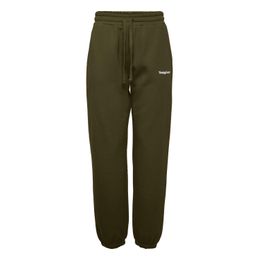 Sweathose THEJOGGCONCEPT "Sweathose JCRafine", Damen, Gr. XXL, N-Gr, grün (rifle grün), Obermaterial: 65% Baumwolle CO. 35% Polyester PES., unifarben, casual, regular fit knöchellang, Hosen