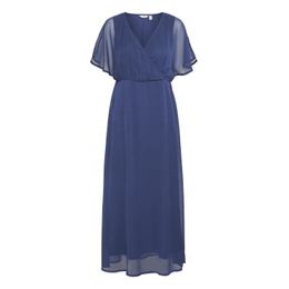 Sommerkleid B.Young "Sommerkleid BYIPOLNA DRESS -" Gr. 34, blau (navy blazer) Damen Kleider