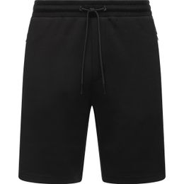 Shorts Ragwear "Satom Shorts" Gr. L (52), Normalgrößen, schwarz, Herren, Material: 47% Modal, 47% Polyester, 6% Elasthan, Hosen, Modische kurze Herren Jogginghose