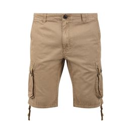 !Solid Cargoshorts SOLID "Cargoshorts SDVizela", Herren, Gr. M, N-Gr, beige (dune), Web, Obermaterial: 100% Baumwolle CO., casual, regular fit kurz, Hosen