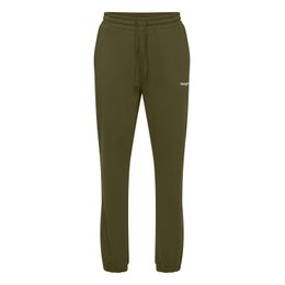 Jogginghose THEJOGGCONCEPT "Jogginghose JCMRafine" Gr. L, N-Gr, grün (rifle grün), Herren, Obermaterial: 65% Baumwolle CO. 35% Polyester PES., Hosen