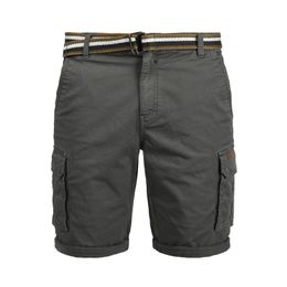 Cargoshorts Blend "Cargoshorts BHBrian", Herren, Gr. S, N-Gr, grau (granite), Web, Obermaterial: 98% Baumwolle CO. 2% Elasthan EL., casual, regular fit kurz, Hosen