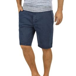 !Solid Chinoshorts SOLID "Chinoshorts SDPinhel", Herren, Gr. L, N-Gr, blau (insignia blau), Web, Obermaterial: 100% Baumwolle CO., casual, regular fit kurz, Hosen