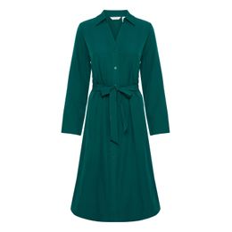 Minikleid B.Young "Minikleid BYMMMIDDE SHIRT DRESS -" Gr. 34, grün (sea moss melange) Damen Kleider