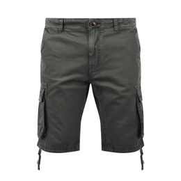 !Solid Cargoshorts SOLID "Cargoshorts SDVizela", Herren, Gr. L, N-Gr, grau (dunkelgrau), Web, Obermaterial: 100% Baumwolle CO., casual, regular fit kurz, Hosen