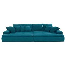 Big-Sofa Inosign "Haiti II" Sofas Gr. B/H/T: 300cm x 85cm x 142cm, Aqua Clean Pascha, Ohne Funktion, blau (petrol) mit Kaltschaumpolsterung, bis 140 kg belastbar