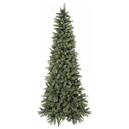 Künstlicher Weihnachtsbaum CREATIV DECO "Weihnachtsdeko aussen, künstlicher Christbaum, Tannenbaum", grün, H:150cm Ø:72cm, Polyethylen, Weihnachtsbäume, in schlanker Form