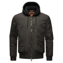 Bomberjacke STONE HARBOUR "Hoobo" Gr. XXL (56), schwarz Herren Jacken Stylische Fliegerjacke mit abnehmbarer Innenjacke