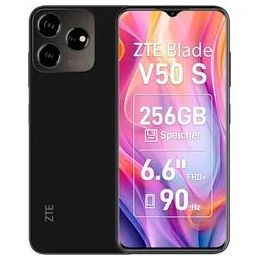 ZTE Smartphone "Blade V50S" Mobiltelefone Gr. 256 GB, schwarz