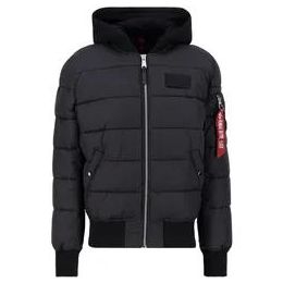 Bomberjacke Alpha Industries "Alpha Industries Men - Bomber Jackets" Gr. M, schwarz (schwarz, reflective) Herren Jacken