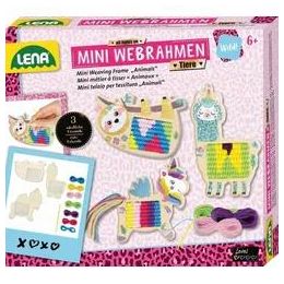 Hansa Lena - Mini Webrahmen Tiere, Faltschachtel