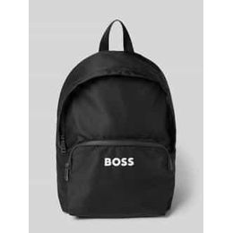 BOSS Rucksack mit Label-Print